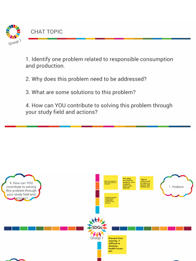 【Group 1】SDGs x TSUKUBA (January 20th) | PDF
