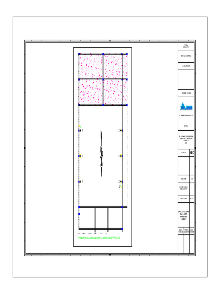 Layout Saklar Dan Lampu-FACILITY | PDF