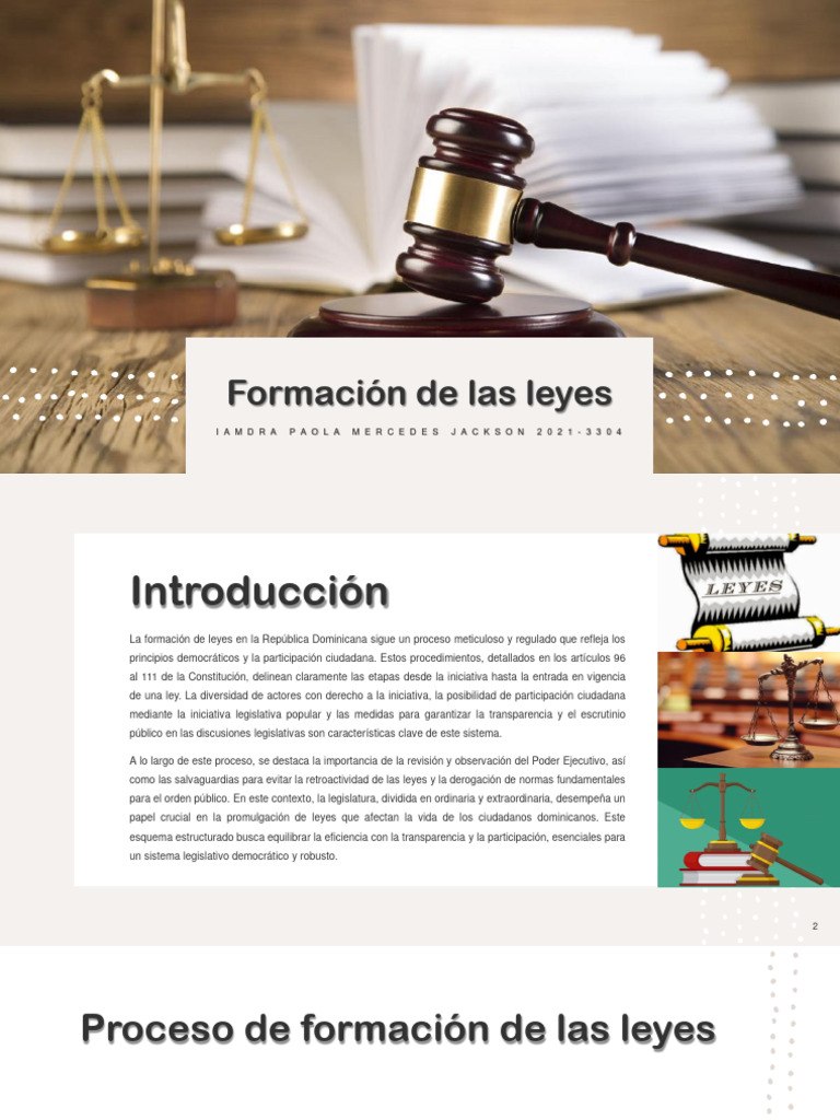 Esquema Formación de Las Leyes | PDF | Legislatura | Ejecutivo (gobierno)