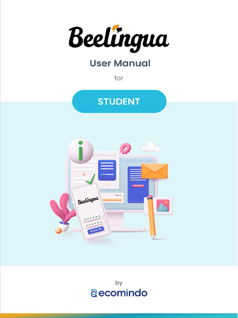 Beelingua - User Manual For Student | PDF | Receipt | Computing