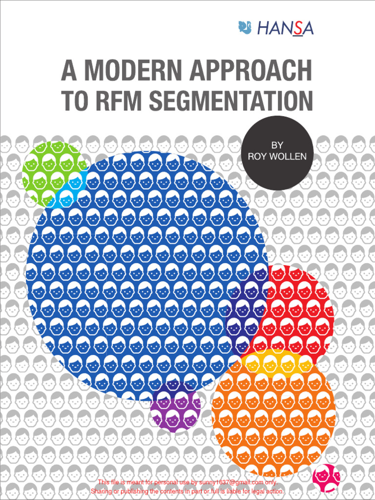 Modern Approach To Rfm Segmentation Ebook Pdf Market Segmentation