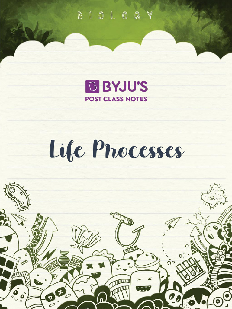 Class 10 Life Process Mind Map and Notes | PDF Class 10 Life Process Mind Map and Notes | PDF