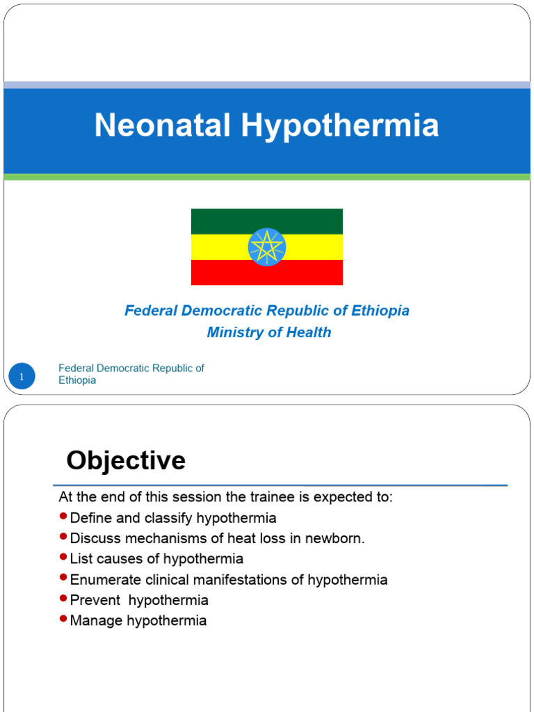 NICU PPT Hypo and Hyperthermia | PDF | Hypothermia | Thermoregulation
