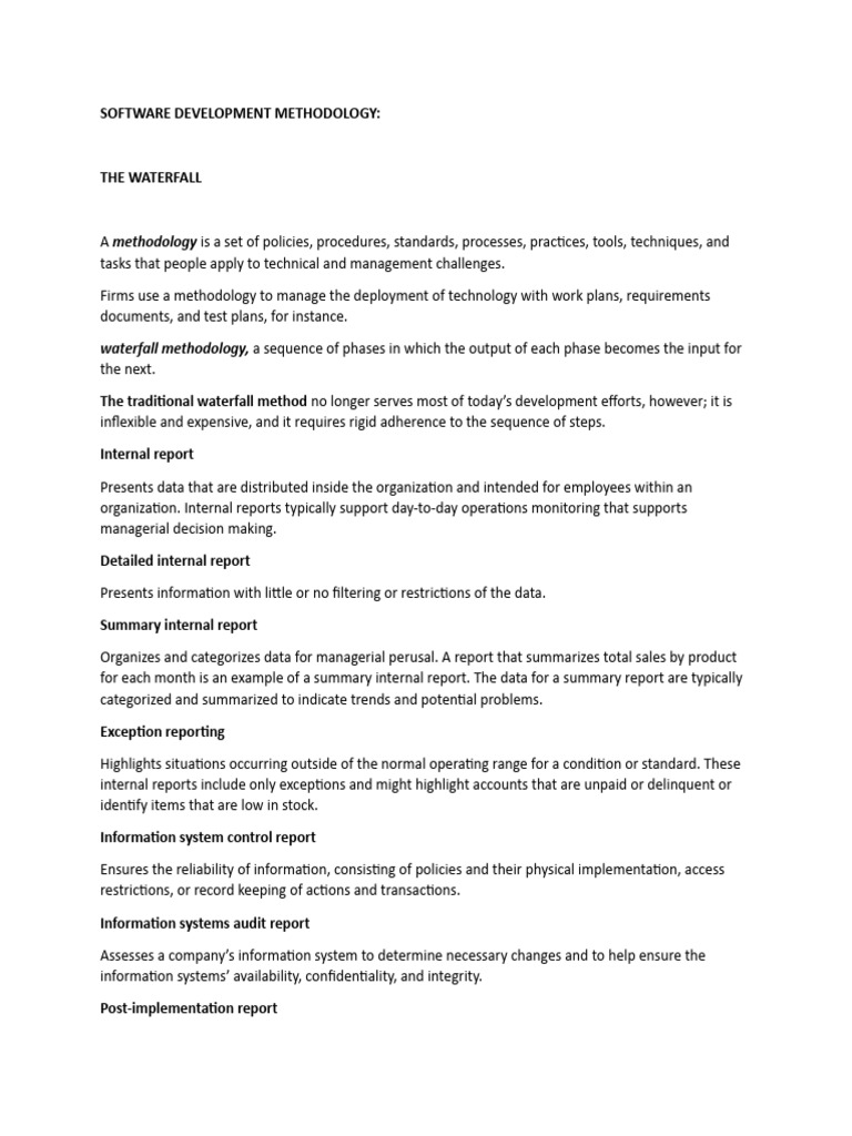 Software Development Methodology | PDF | Software Development Process | Agile Software Development
