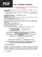 Atrazina Bula | PDF | Embalagem e rotulagem | Ambiente natural