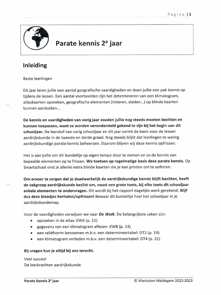 Ingevulde Bundel (Oplossingen) | PDF