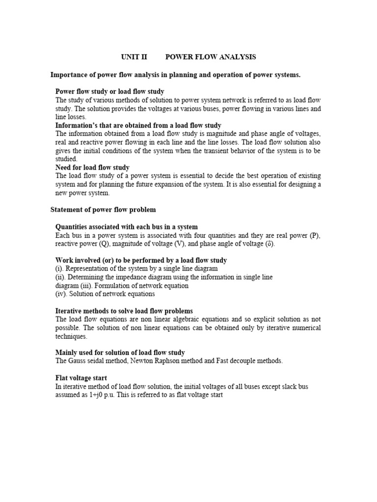 Psa Unit 2 | PDF | Electricity | Electrical Engineering