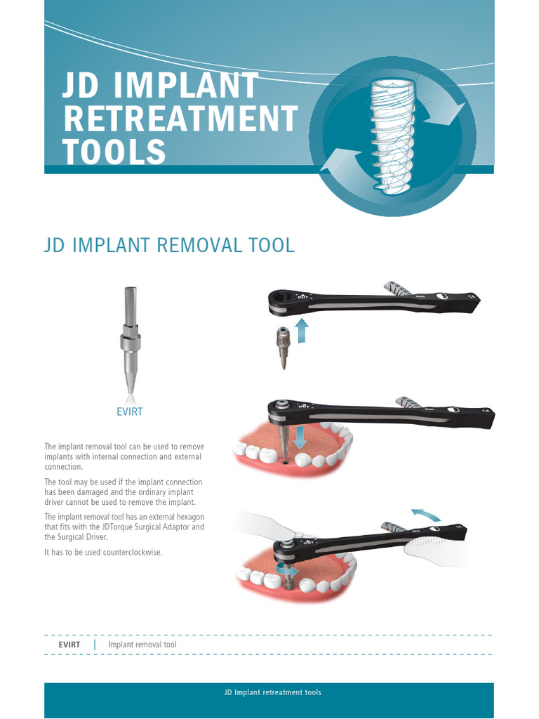 Jd Implant Retreatment Tools | PDF | Screw | Dental Implant