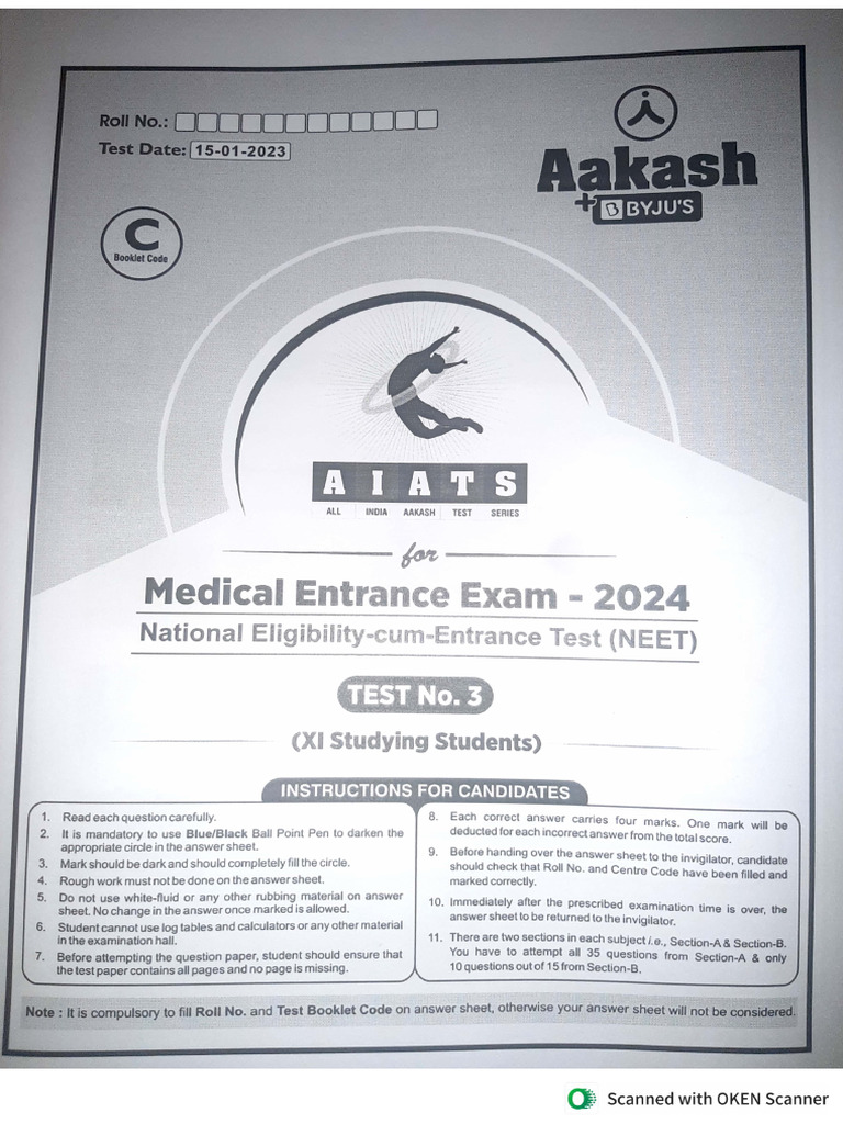 Aiats 3 Practice Tym | PDF