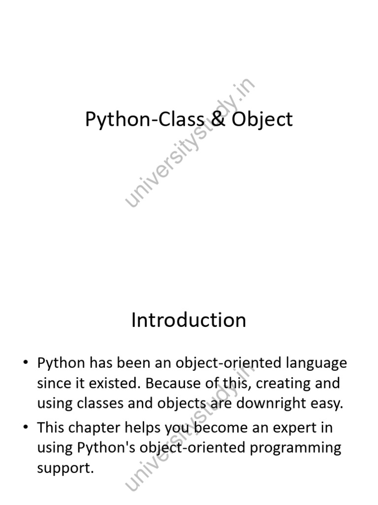 Classes And Objects Pdf Object Oriented Programming Class Computer Programming 1679