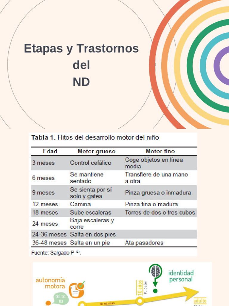 Etapas y Desarrollo Del Neurodesarrollo | PDF | Espectro autista | Medicina