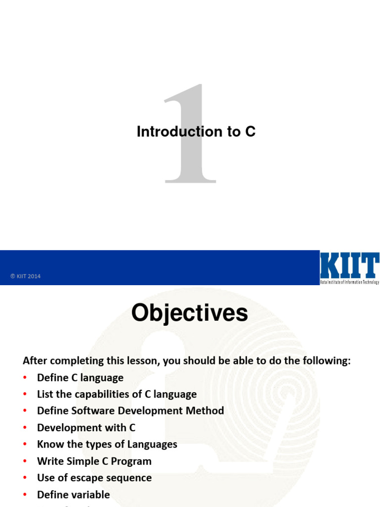 C Programming Lesson 1 | PDF | Programming | Computer Program C Programming Lesson 1 | PDF | Programming | Computer Program