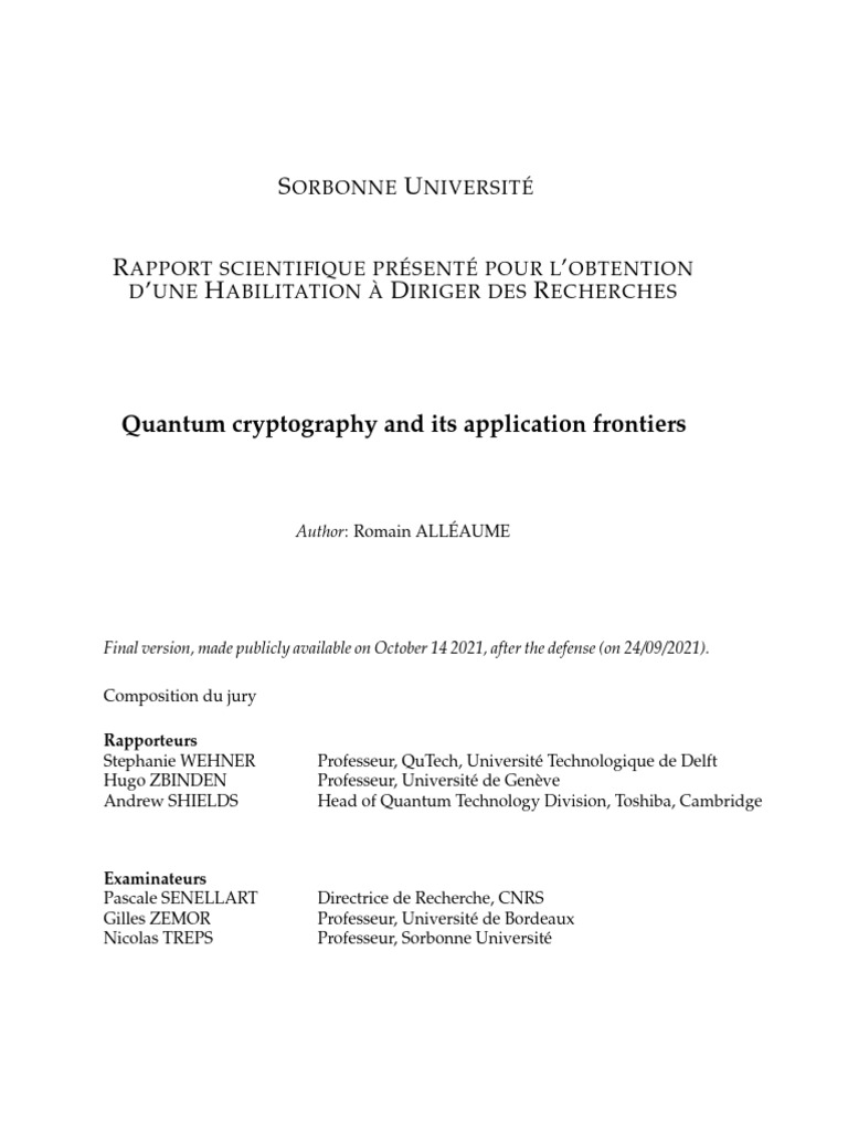 HDRMainv 10 Final | PDF | Cryptography | Quantum Computing