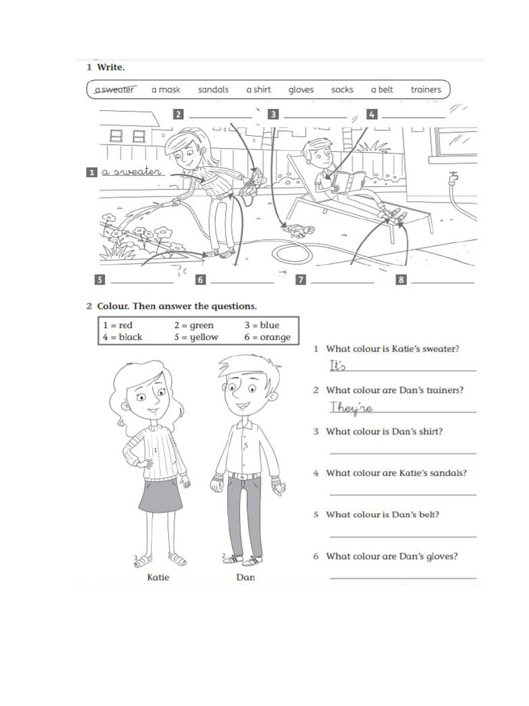 Vocabulario Ropa | PDF