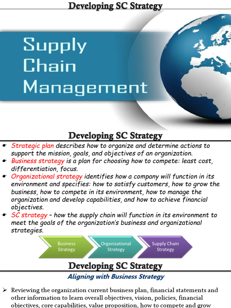 Slides | PDF | Strategic Management | Supply Chain