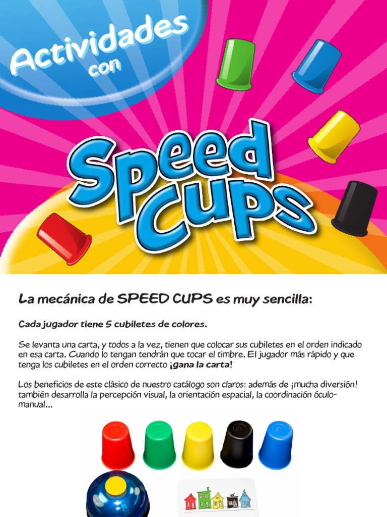 ACTIVIDADES CON SPEED CUPS | PDF