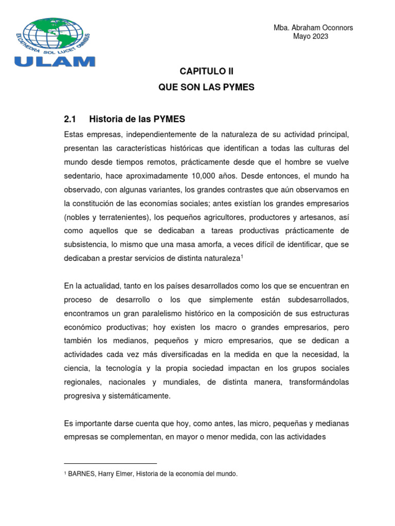 Que Son Las PYMES-1 | PDF | Pequeñas y medianas empresas | Comercio