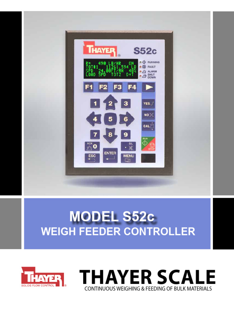 Thayer S52C Brochure | PDF | Programmable Logic Controller | Information