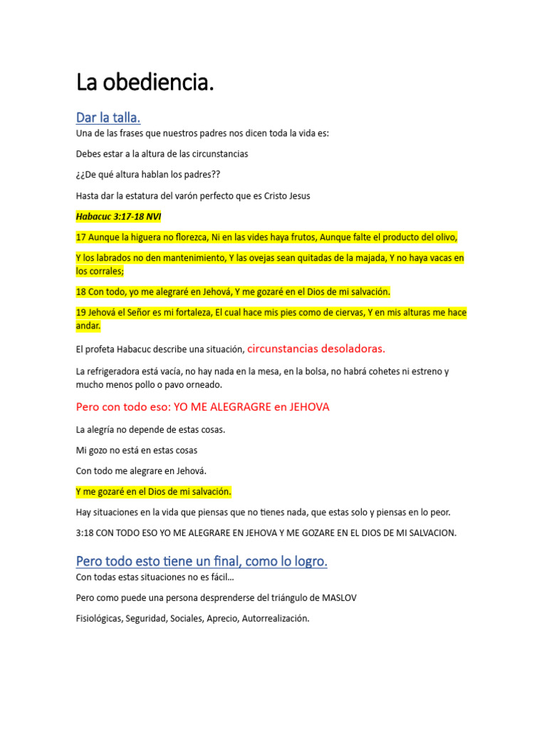 La Obediencia Pdf Jacob Moralidad