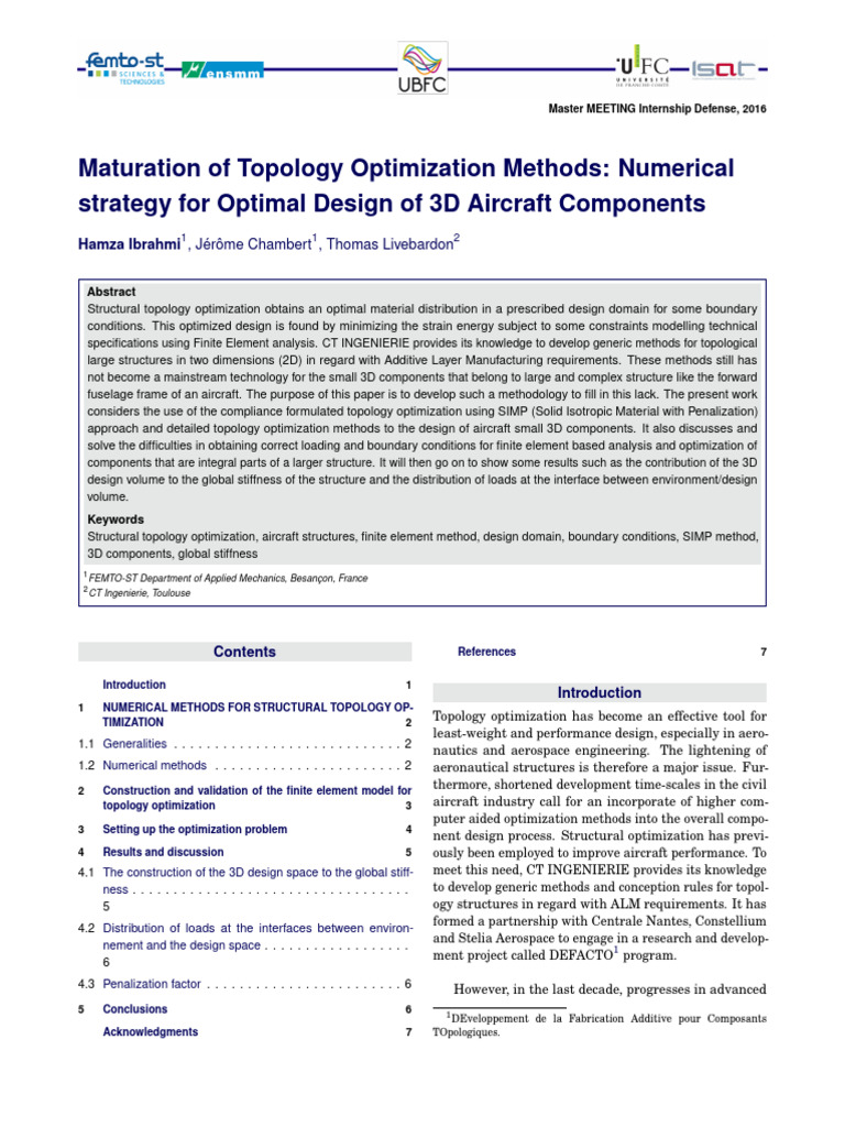 Master Meeting | PDF | Mathematical Optimization | Finite Element Method