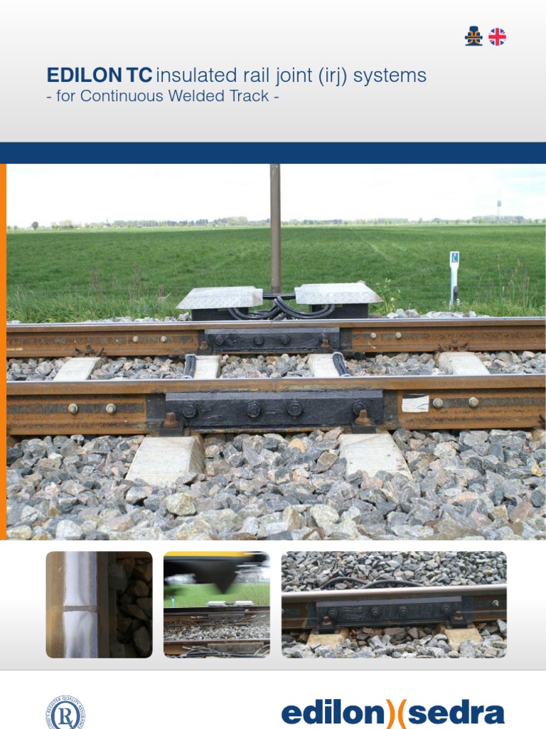 Edilon) (Sedra Leaflet EDILON TC Insulated Rail Joint 2010-2011 | PDF ...