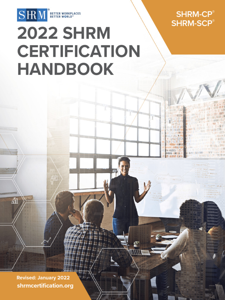 SHRM Certification Handbook 2022 | PDF | Human Resource Management ...
