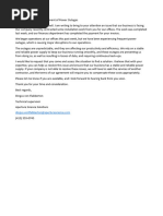 Power Outage Info Letter | PDF