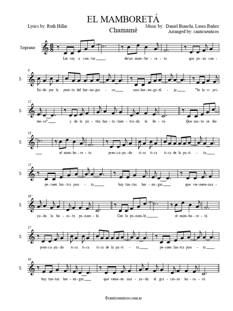 Coro Infantil El Mamboretá | PDF