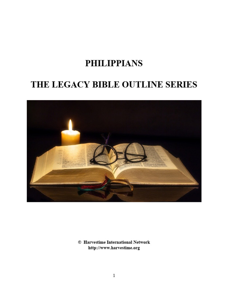 11 Philippians Outline | PDF | Paul The Apostle | Epistle To The ...