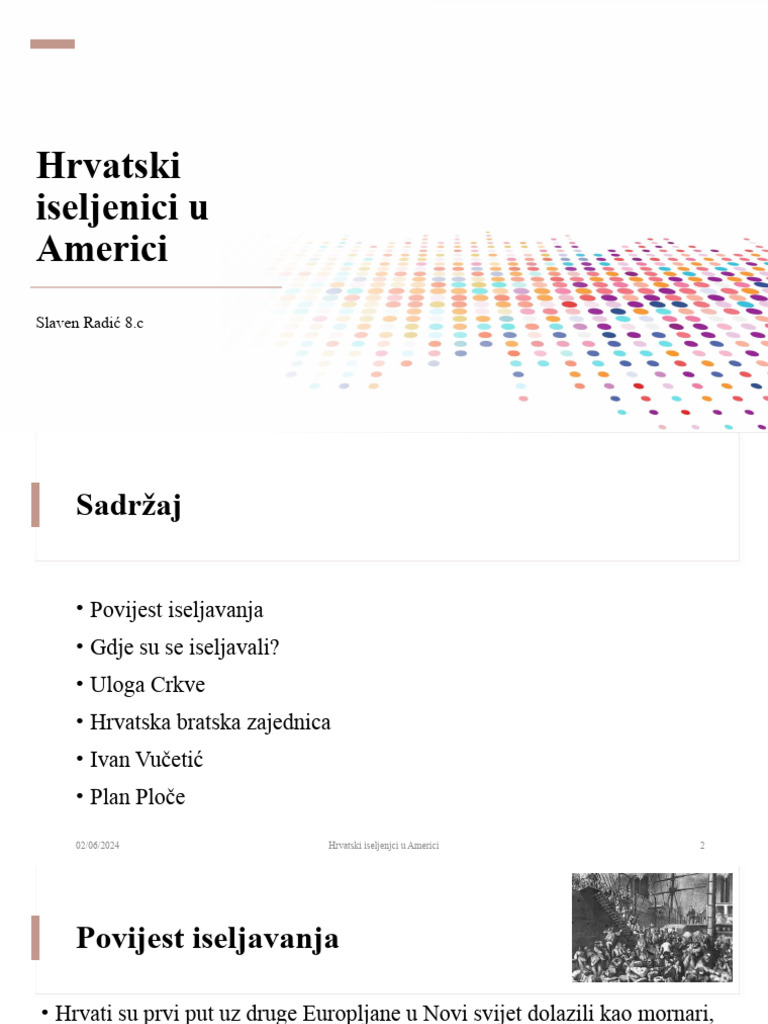 Hrvatski Iseljenici U SAD-u | PDF