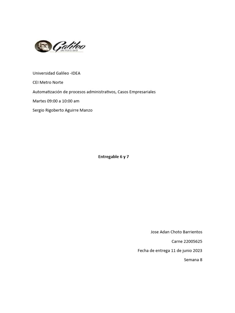 Entregable 6 y 7 | PDF | La seguridad informática | Seguridad