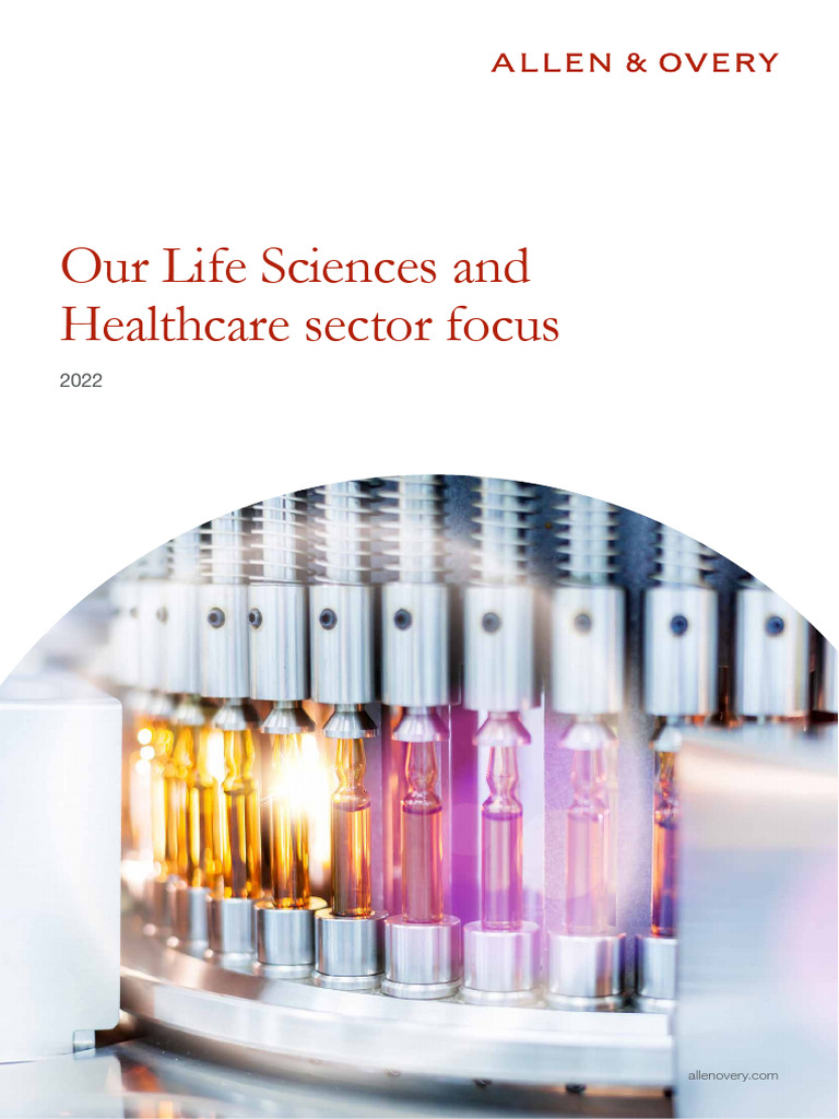 Our Life Sciences and Healthcare Sector Focus 2022 | PDF | Mergers And Acquisitions | Novartis
