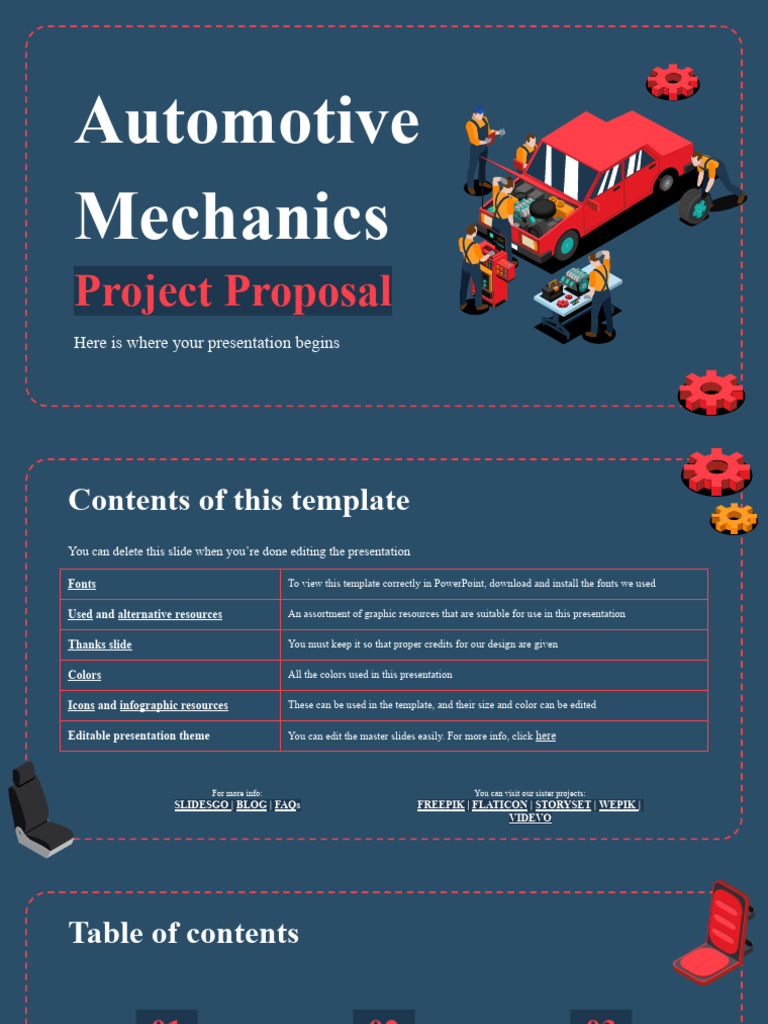Automotive Mechanics Project Proposal by Slidesgo | PDF | Customer ...