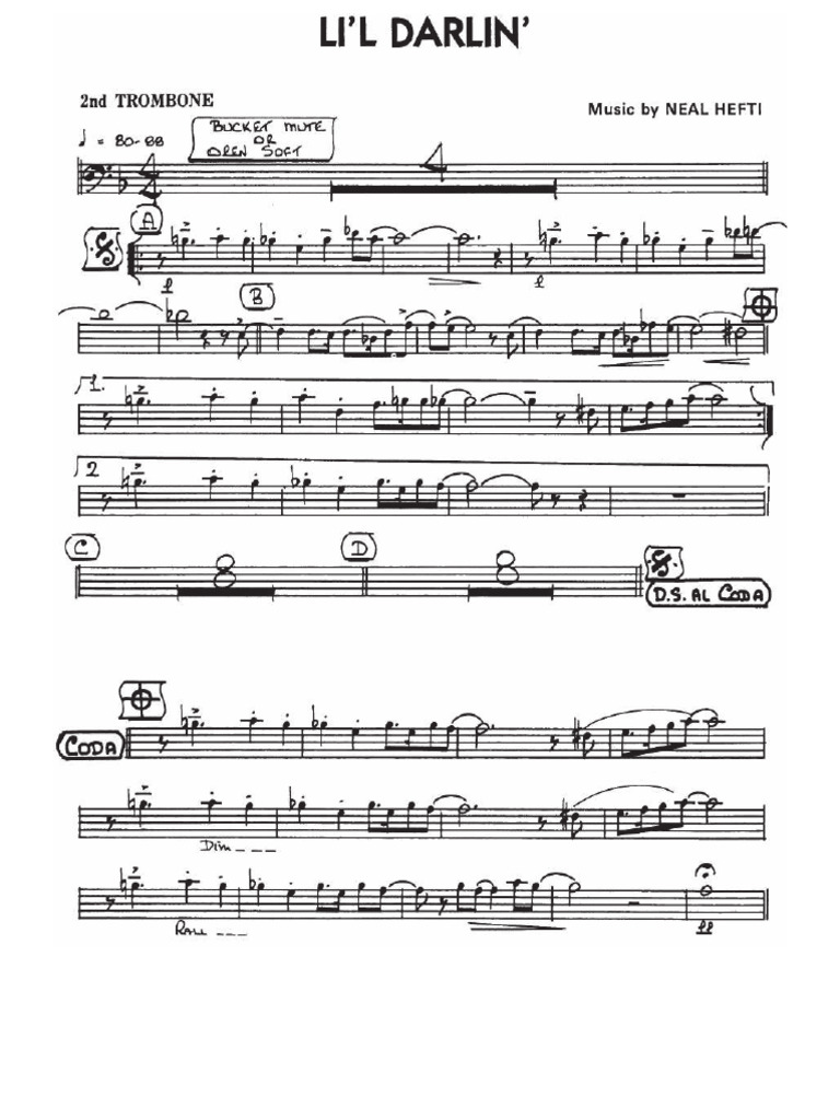 Lil Darling Neal Hefti | PDF