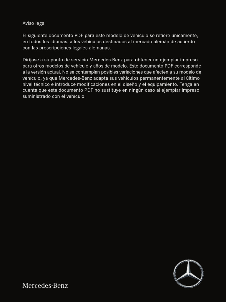(TM) Mercedes Benz Manual de Propietario Mercedes Benz Viano 2010 ...