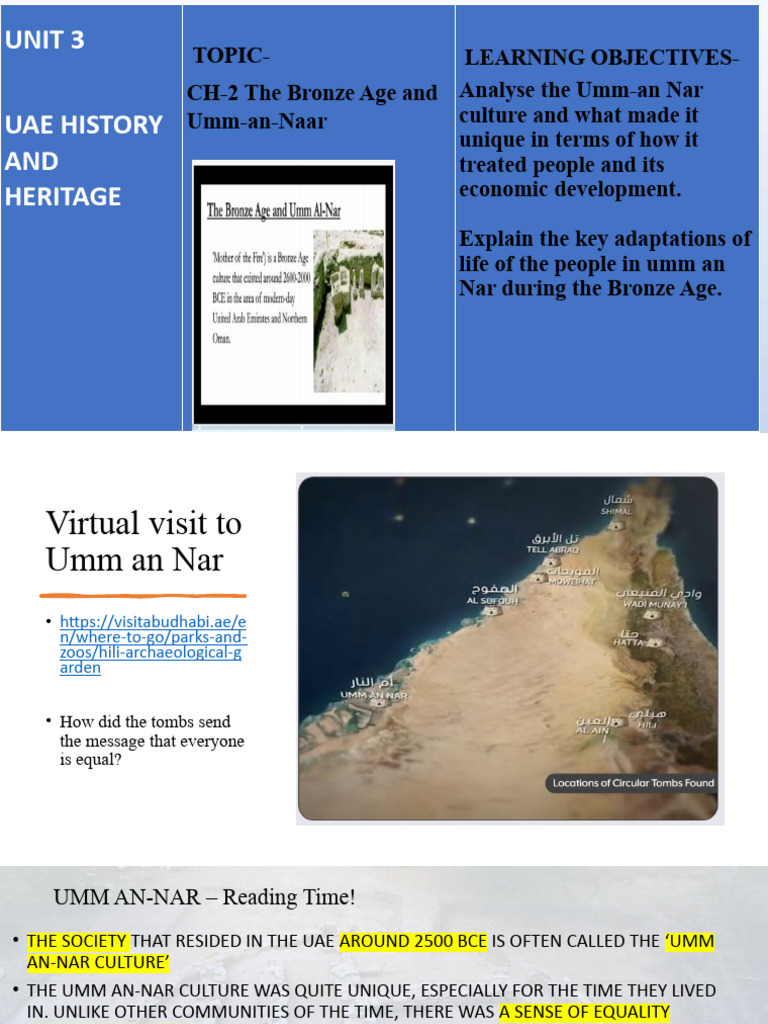 Umm an-Nar: Bronze Age Economic Insights | PDF | Social Science