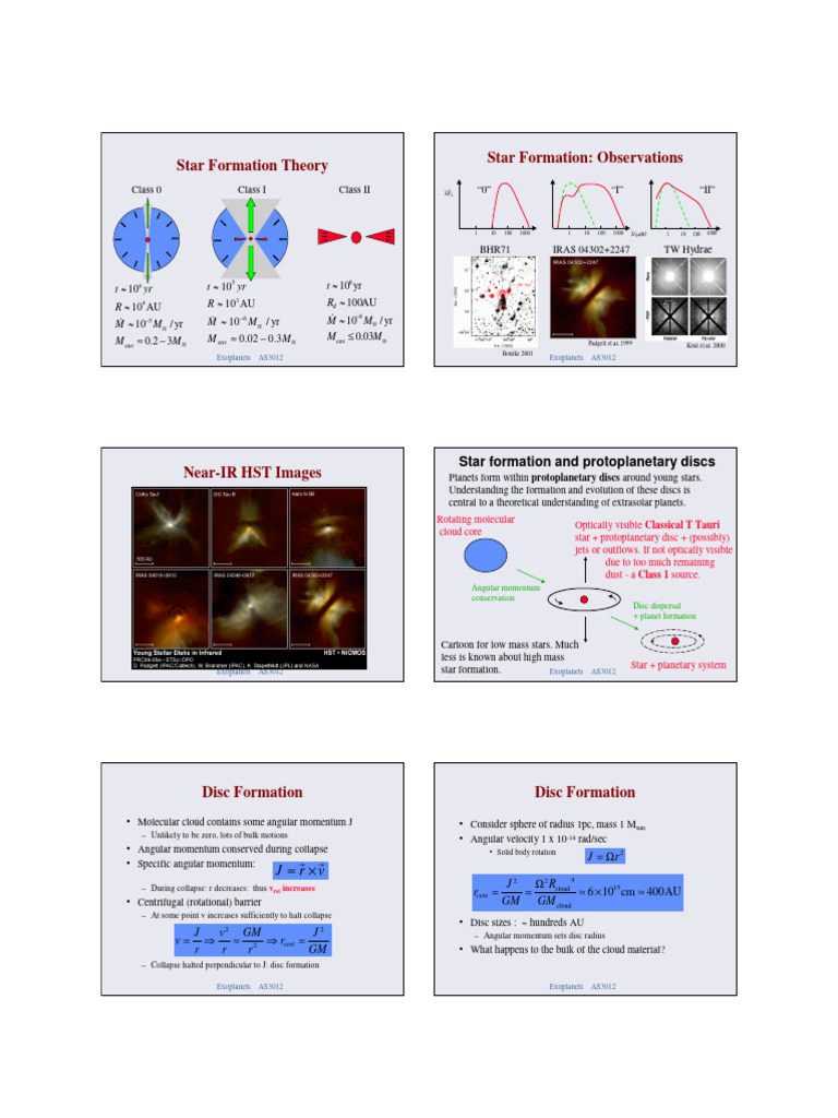 Star Formation Theory | PDF | Stars | Star Formation
