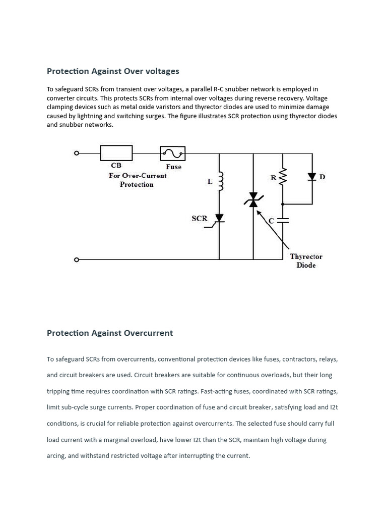 Protection Against Over Voltages | PDF
