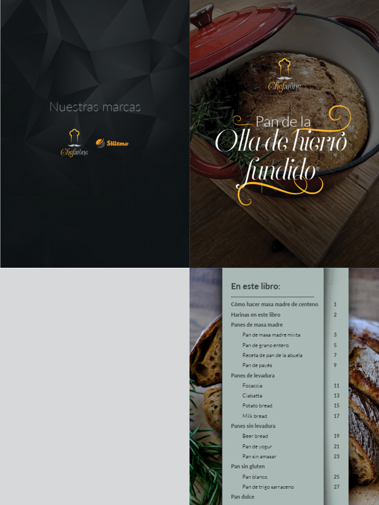 Bread Recipe BOOK ES Compressed | PDF | Panes | De masa fermentada