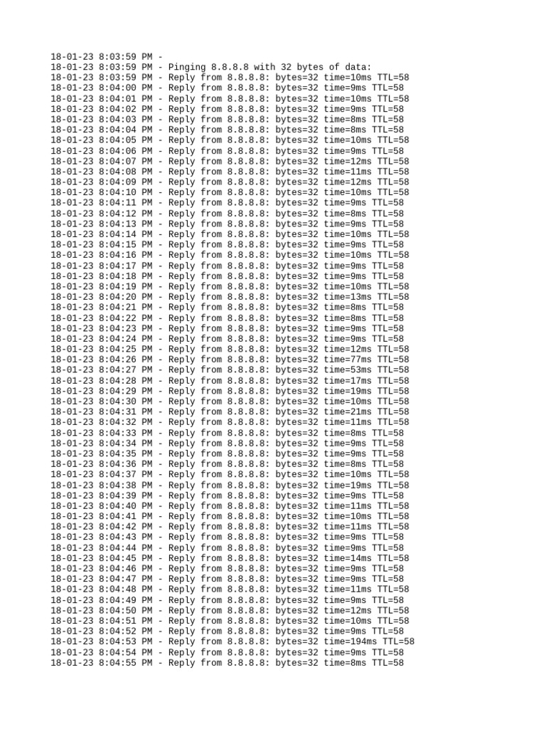 Ping | PDF | Computer Networking | Internet
