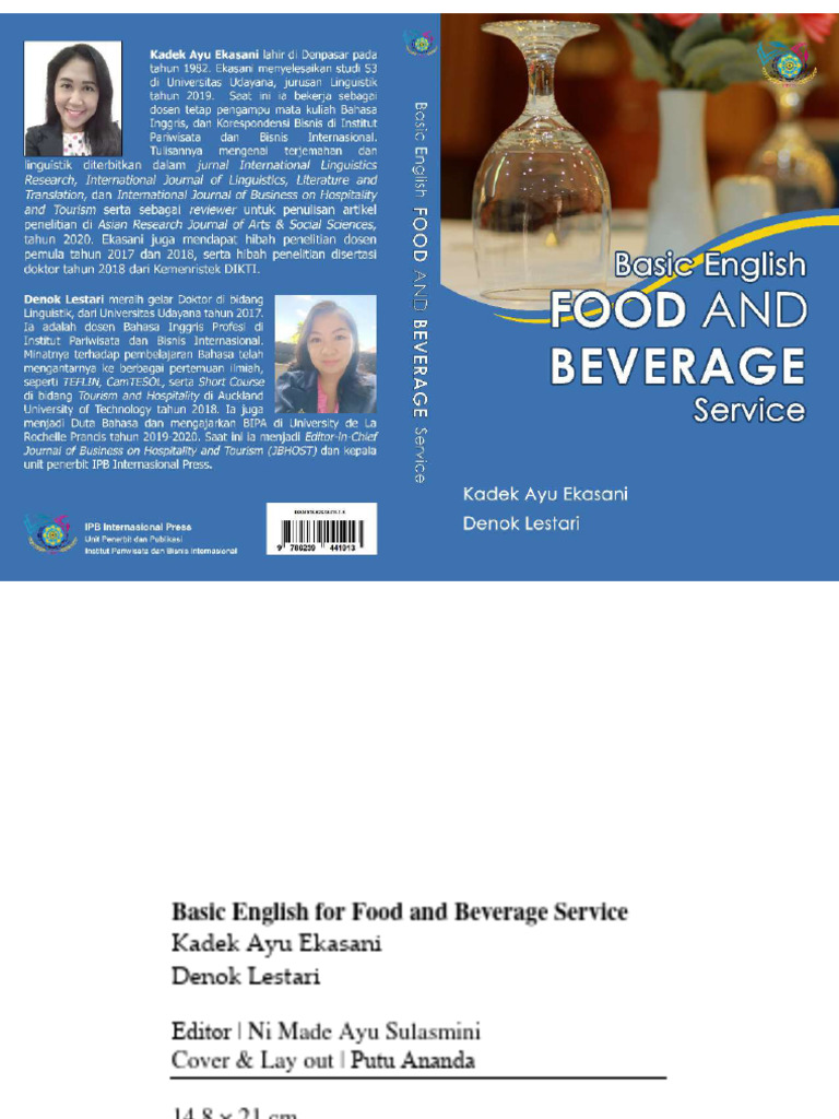 English For FB Service | PDF | Food And Drink | Cuisine
