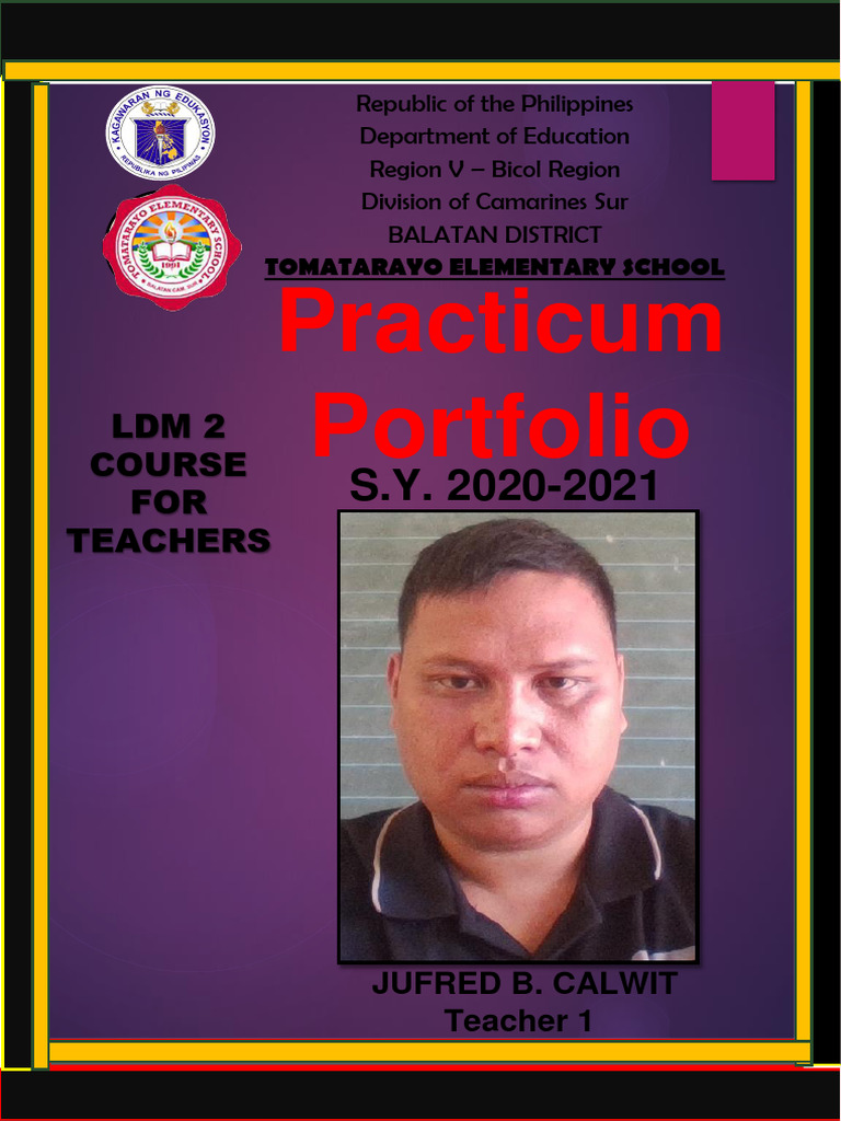 LDM Practicum Portfolio Editable 1 | PDF | Learning | Lesson Plan