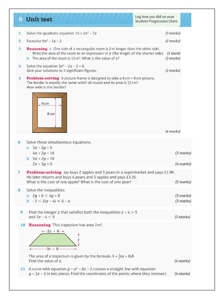 Unit 9 Practice Test Pdf