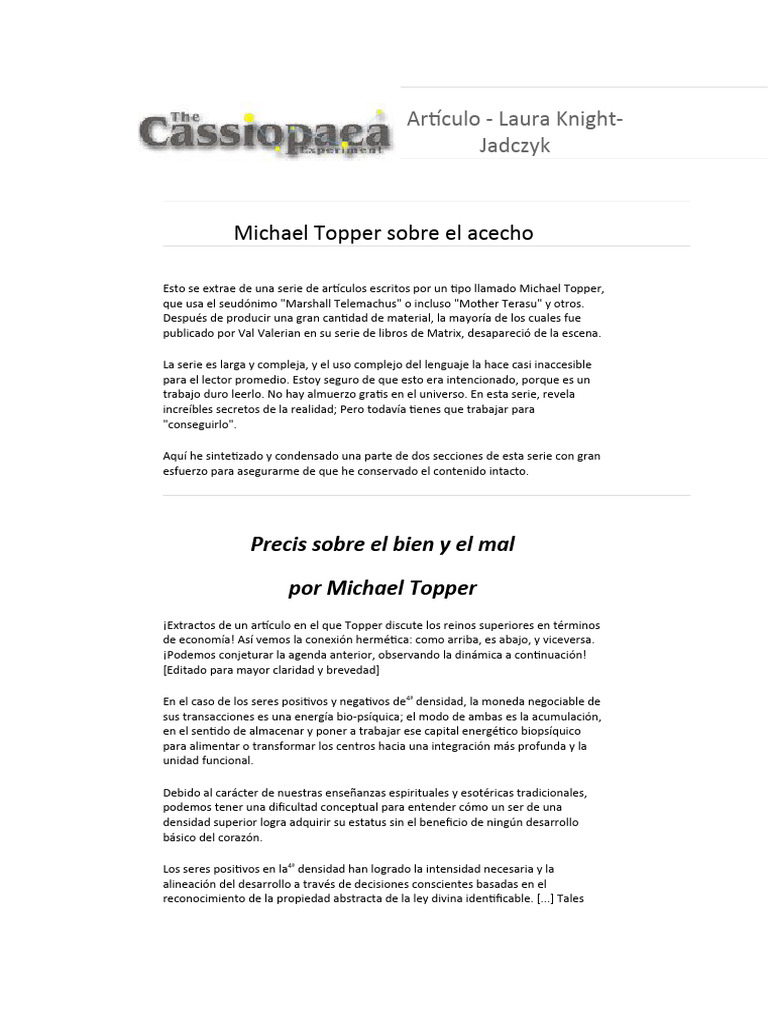 Artículo. Article - Laura Knight-Jadczyk Michael Topper on Stalking ...