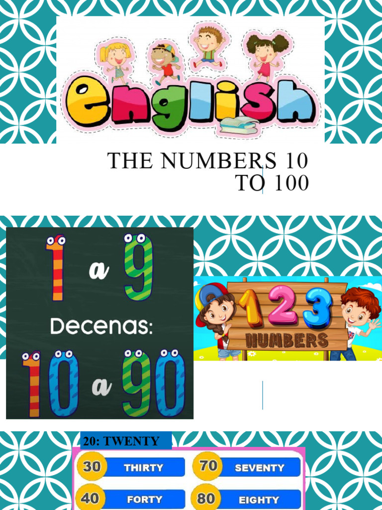 The Numbers 10 To 100 | PDF | Teaching Methods & Materials