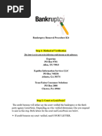 Bankruptcy Dispute Letter | PDF | Credit Bureau | Credit History