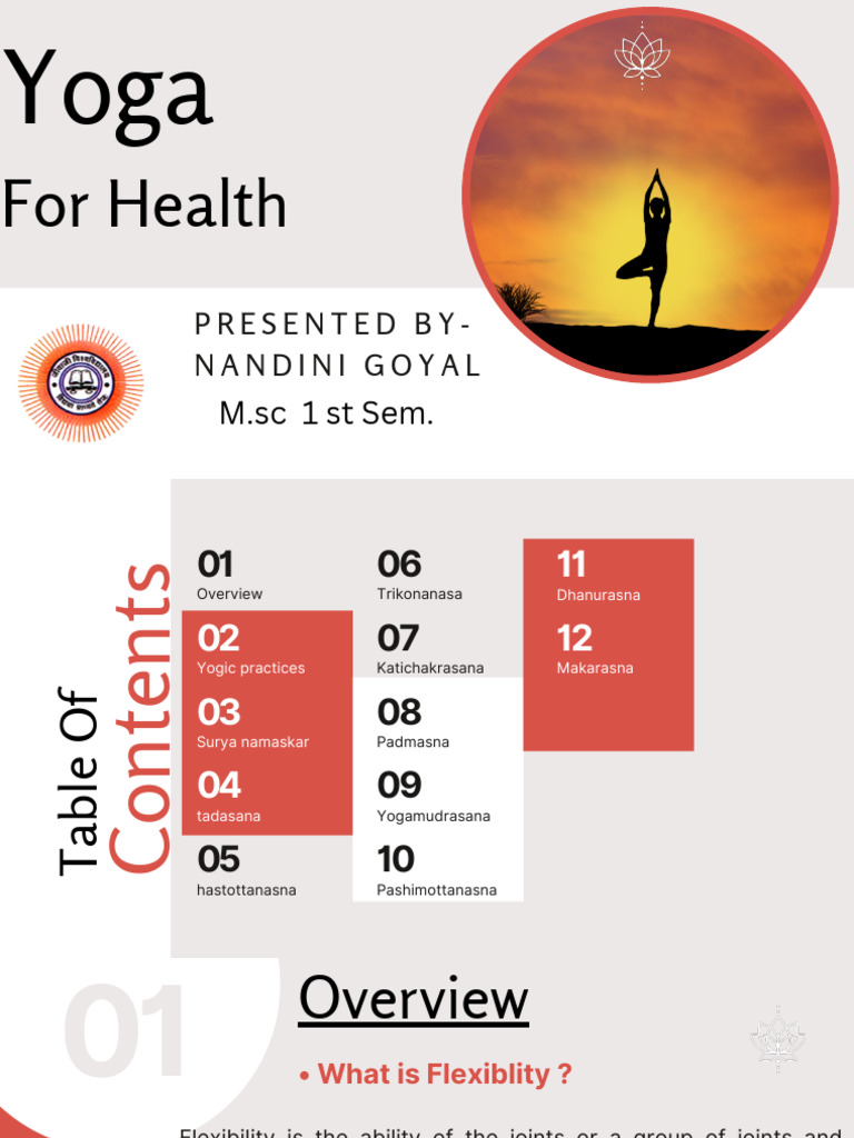 Nandini Presentation | PDF | Asana | Meditation