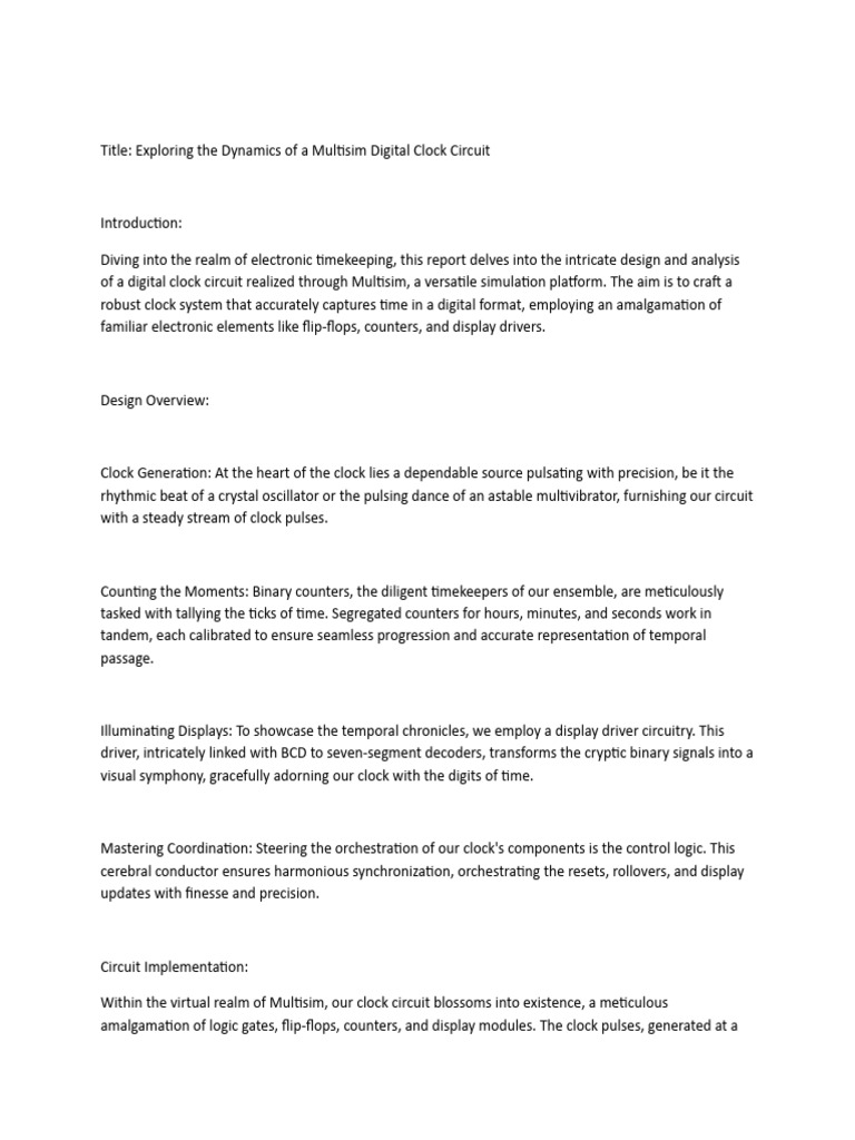 Document | PDF | Simulation | Electronic Circuits