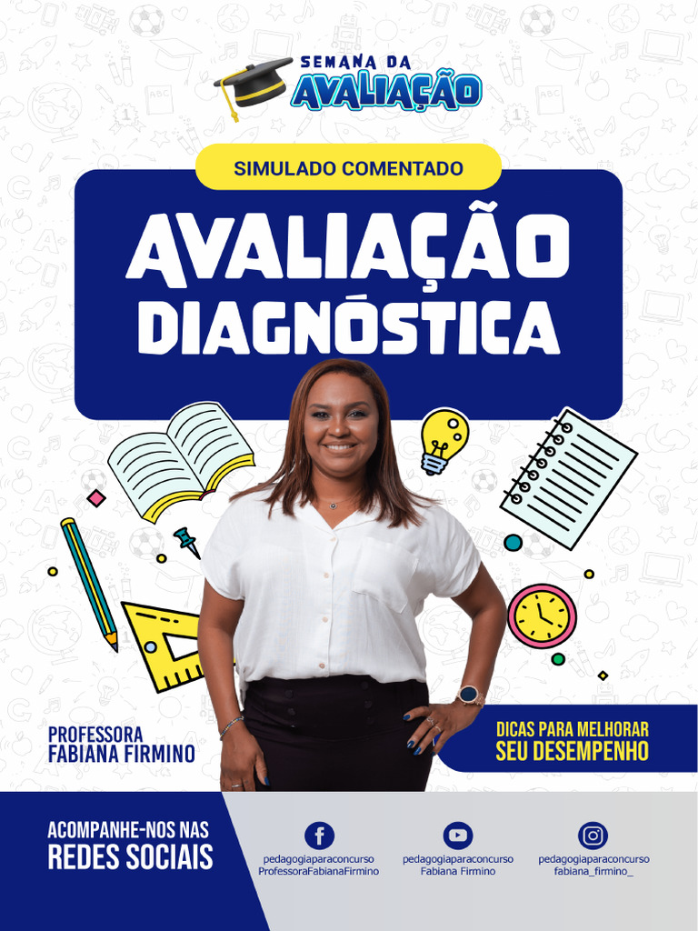 Simulado Comentado Aula 1 Avaliacao Diagnostica | PDF | Pedagogia | Aprendizado