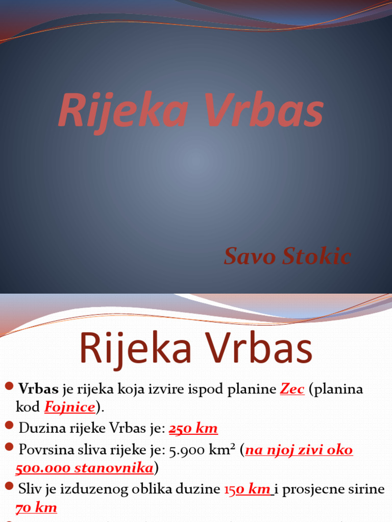 Rijeka Vrbas | PDF